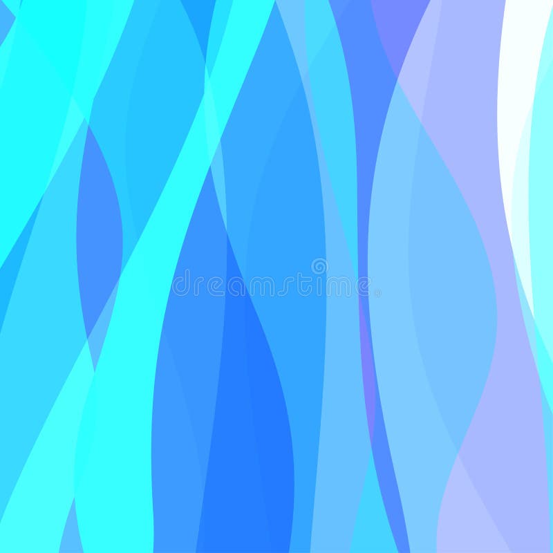 Abstract Blue Wavy Background Stock Vector - Illustration of card, blue ...
