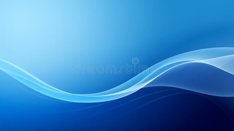 Abstract Blue Wavy Background Stock Illustration - Illustration of ...