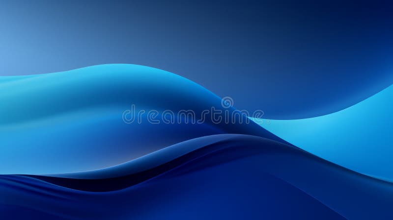 Abstract Blue Wavy Background. Illustration for Your Design Stock ...