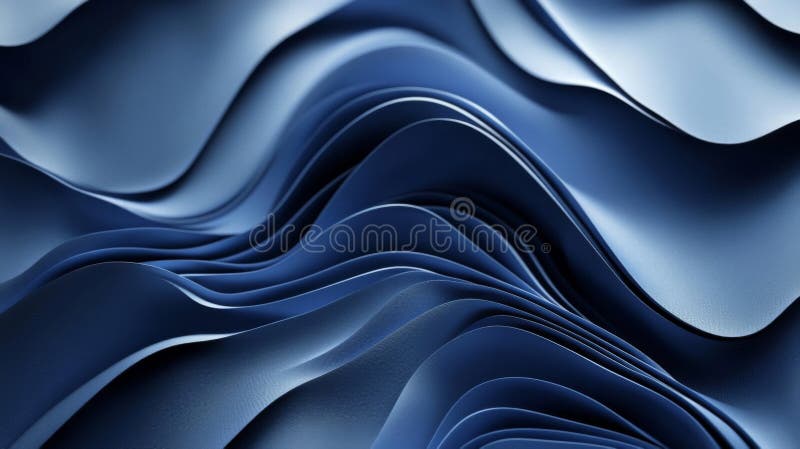 Abstract Blue Wavy Background Texture Stock Illustration - Illustration ...