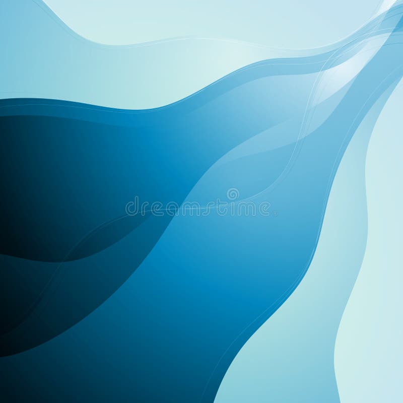 Abstract Blue Wavy Background Stock Vector - Illustration of backdrop ...