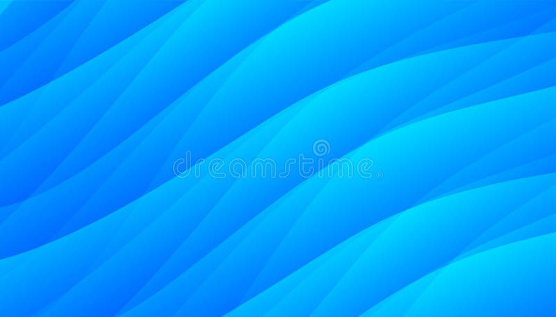 Abstract Blue Wavy and Curvy Template for Business Presentation Stock ...