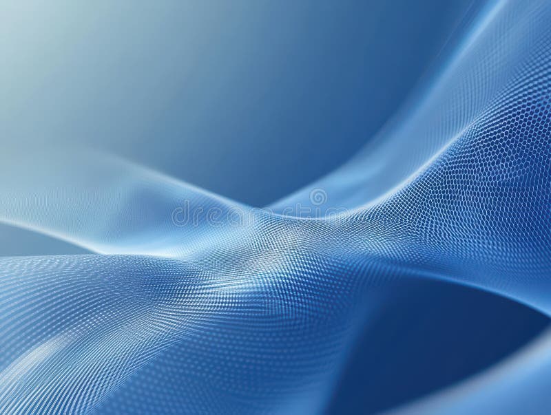 Abstract Blue Wavy Grid Pattern with Subtle Light Effects Stock ...