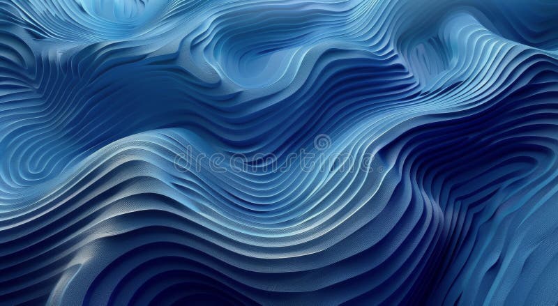 Abstract Blue Wavy Pattern stock image. Image of curves - 327159075