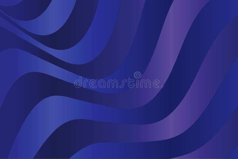 Abstract Blue Wavy Stripes Beautiful Background Stock Illustration ...