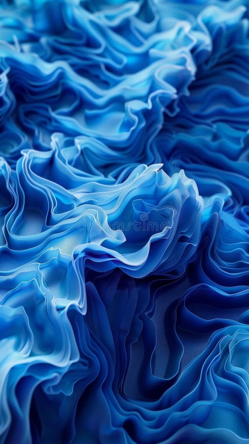 Abstract blue wavy texture stock illustration. Illustration of material ...