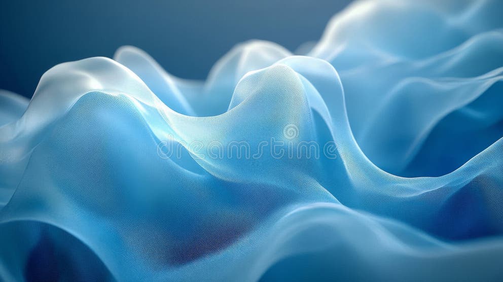 Abstract Blue Wavy Texture Background Stock Illustration - Illustration ...