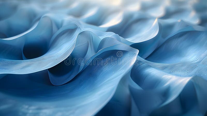 Abstract Blue Wavy Texture Illustration Stock Illustration ...