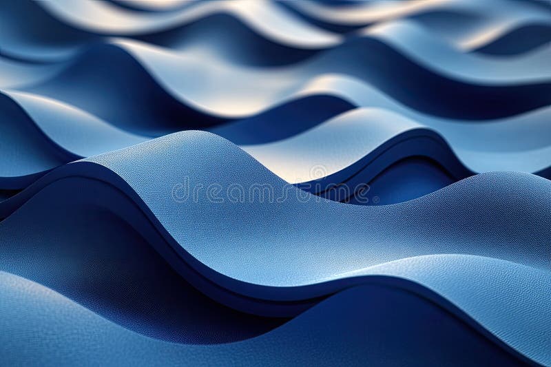 Abstract Blue Wave Texture Background Stock Illustration - Illustration ...