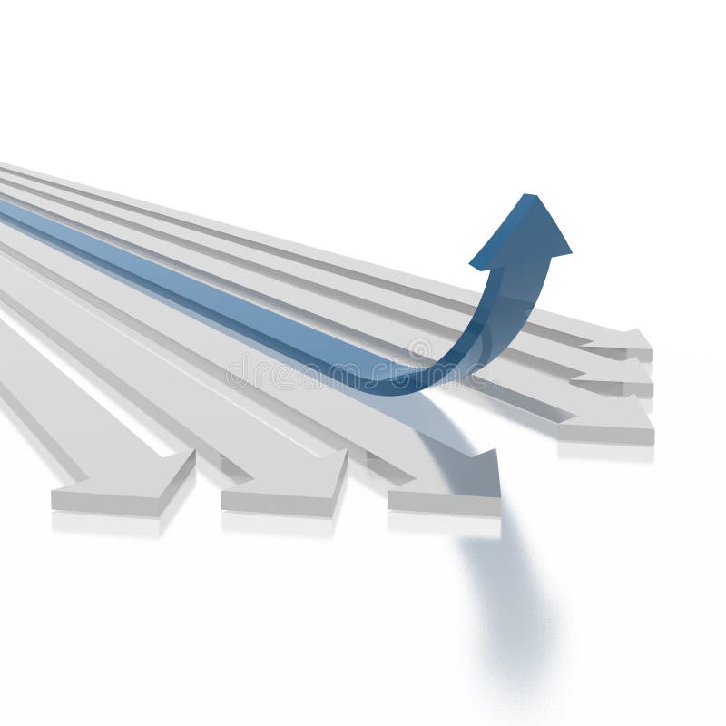 Abstract blue way stock illustration. Illustration of line - 7026924