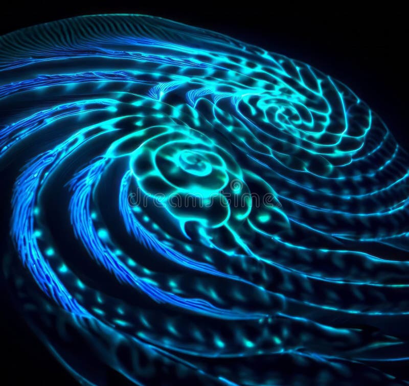 Abstract Blue Whirlpool stock illustration. Illustration of mesmerizing ...