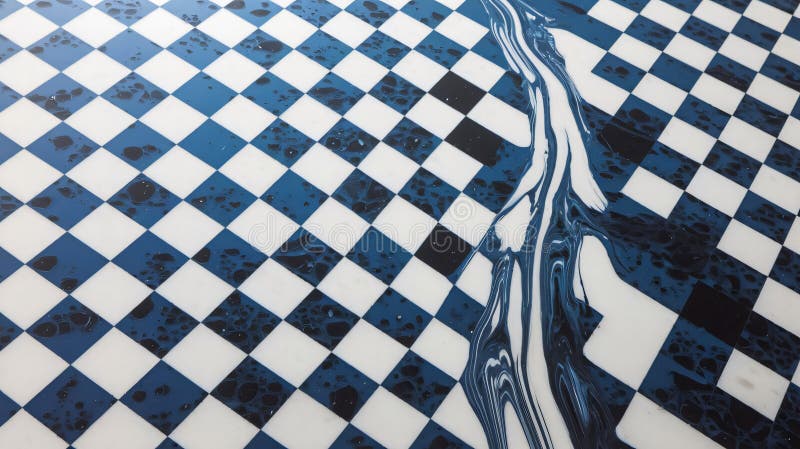 Abstract Blue and White Checkered Pattern Good Resolution Stock Photo ...