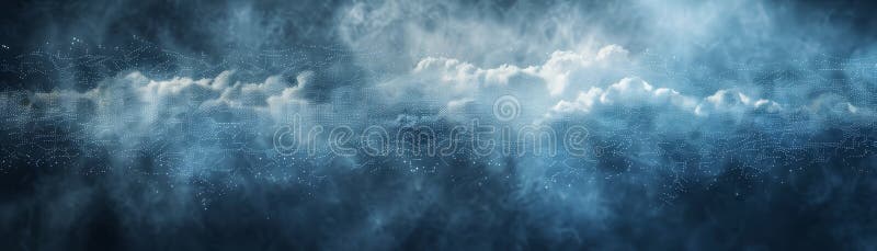 Abstract Blue and White Cloudscape with a Dreamy, Ethereal Quality ...