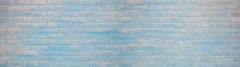 Abstract Blue White Colored Painted Damaged Rustic Brick Wall Brickwork ...