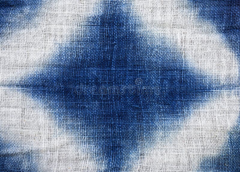 Abstract Blue and White Cotton Fabric Texture Stock Photo - Image of ...