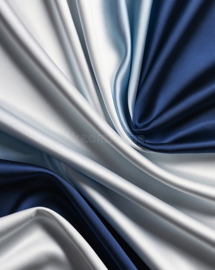 Abstract Blue and White Draped Fabric Texture. Stock Photo - Image of ...