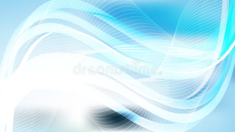 Abstract Blue and White Flow Curves Background Stock Vector ...