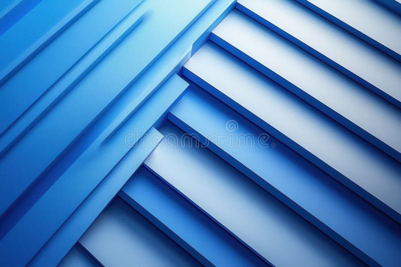 Abstract Blue and White Geometric Background with Lines Stock Image ...
