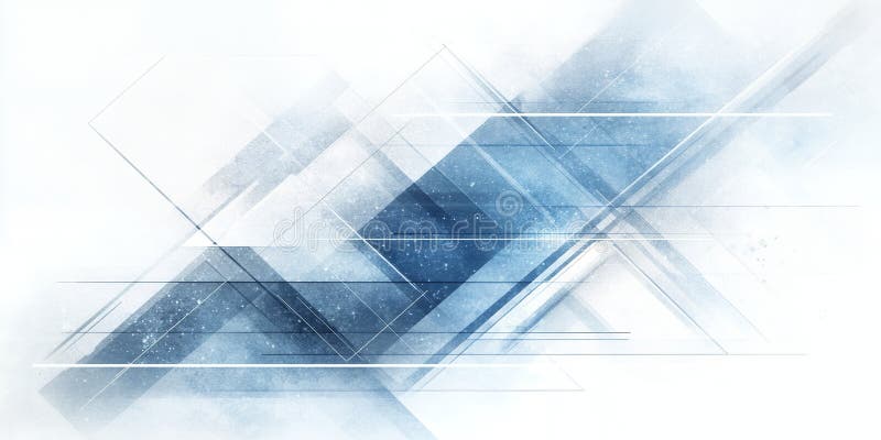 Abstract Blue White Geometric Background Modern Tech Design Stock ...