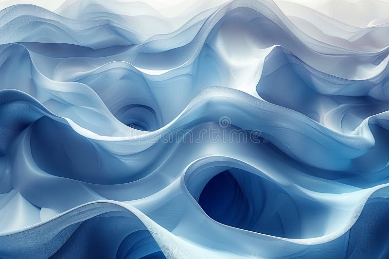 Abstract Blue and White Geometric Background, in the Style of Dynamic ...