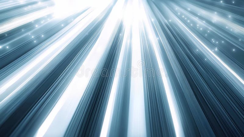 Abstract Blue and White Glowing Light Beams with Lines and Sparkle ...