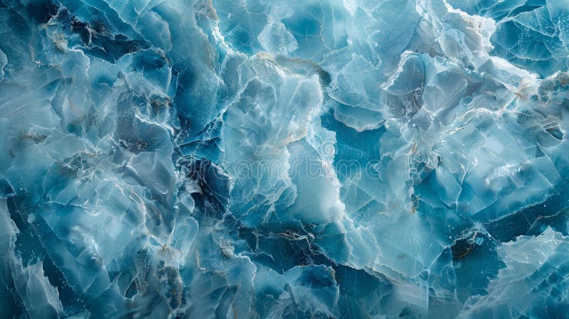 Abstract Blue and White Ice Texture, Resembling a Glacier or Frozen ...