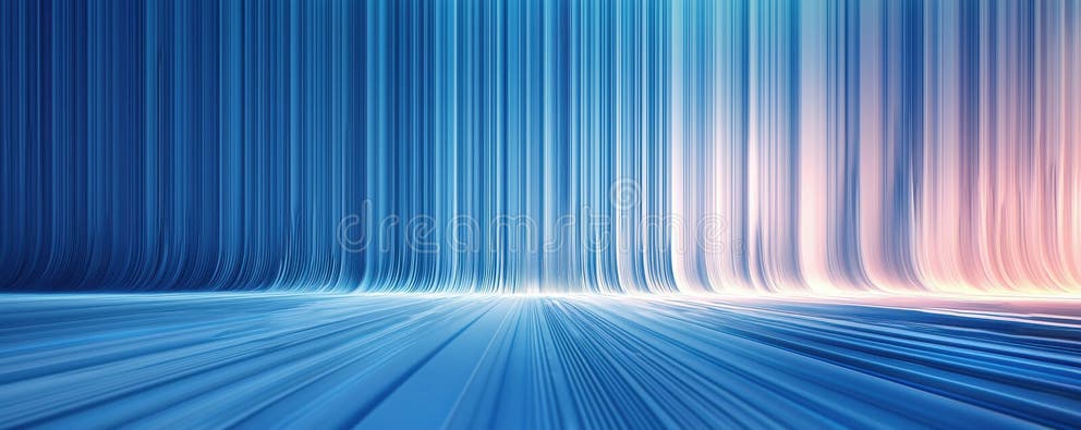 Abstract Blue and White Line Background with Gradient Effect Stock ...