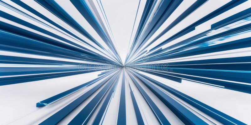 Abstract Blue and White Lines Radiating Outwards Dynamic and Futuristic ...