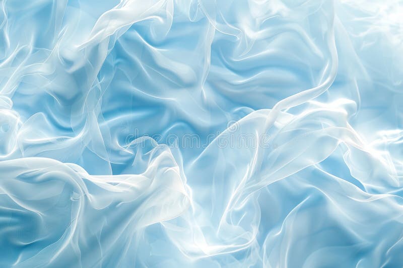 Abstract Blue and White Liquid Art - Fluid Acrylic Paint Swirl Stock ...