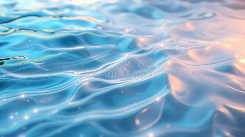 Abstract Blue and White Liquid Texture Stock Illustration ...