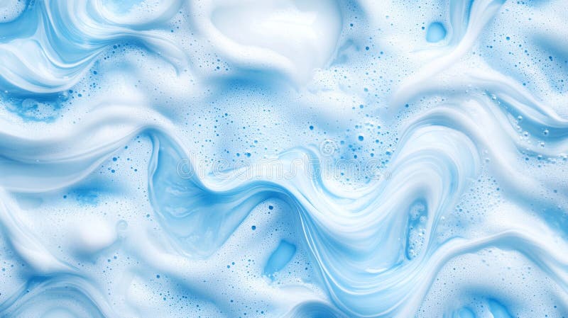 Abstract Blue and White Liquid Texture, Fluid Motion Background ...