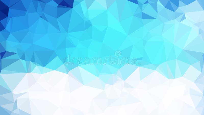 Abstract Blue and White Low Poly Background Illustration Stock Vector ...
