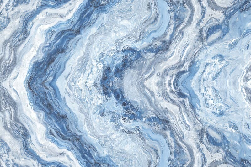 Abstract Blue and White Marble Texture with Intricate Patterns Stock ...