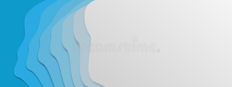 Abstract Blue and White Paper Layer Background. Paper Water Background ...