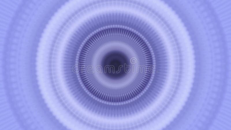 Abstract Blue and White Pulsating Circles, Virtual Reality Radial ...