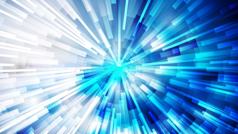 Abstract Blue and White Radial Explosion Background Stock Illustration ...