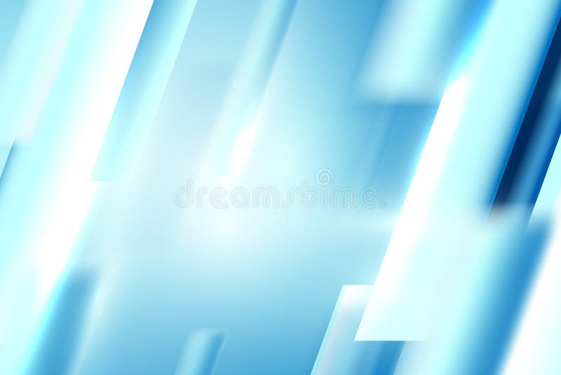 Abstract Blue and White Rectangles Shape and High Speed Digital Hi Tech ...
