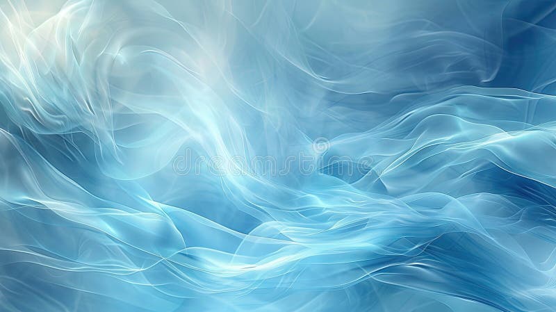 Abstract Blue and White Silk Fabric Texture. Showing Its Soft, Flowing ...