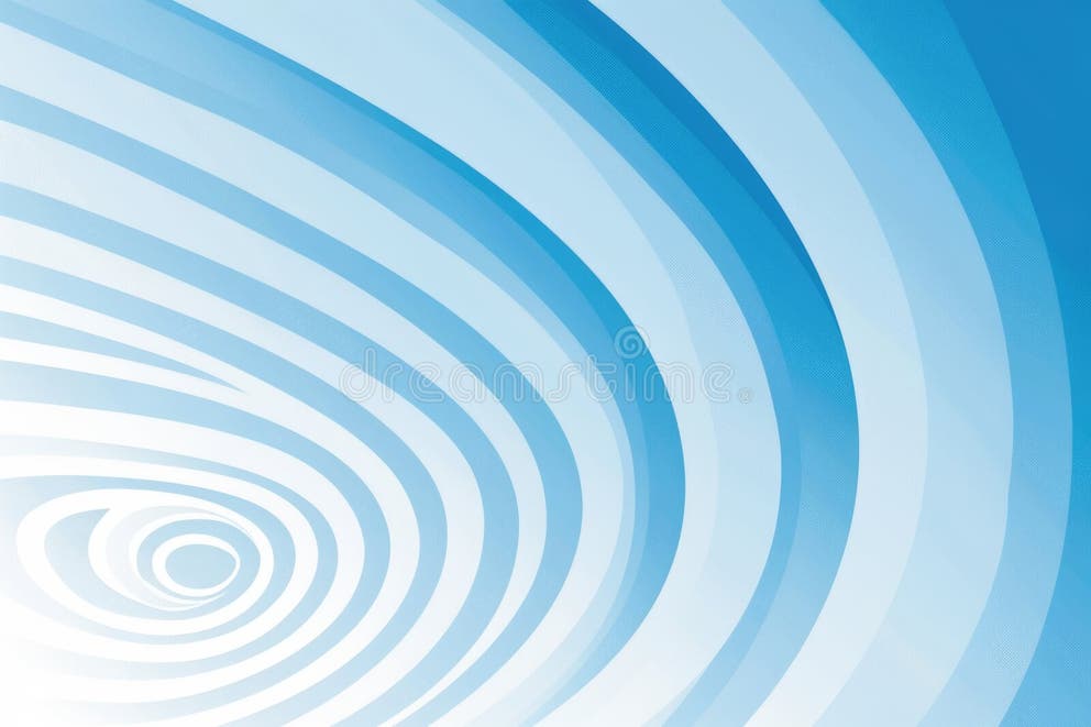 Abstract Blue and White Spiral Pattern with Concentric Waves Stock ...