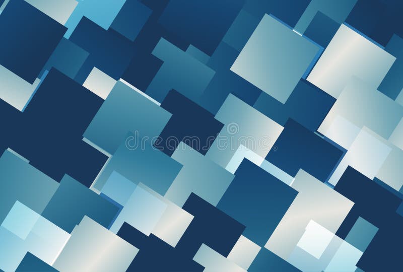 Abstract Blue and White Square Modern Background Illustration Beautiful ...