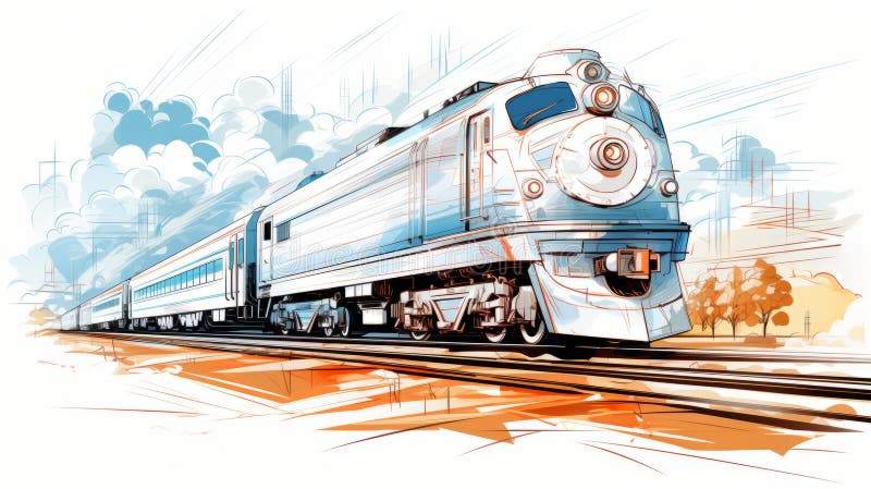 Train Contrast Stock Illustrations – 230 Train Contrast Stock ...