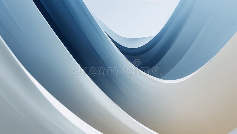 Abstract Blue and White Striped Background with Soft Gradient Effect ...