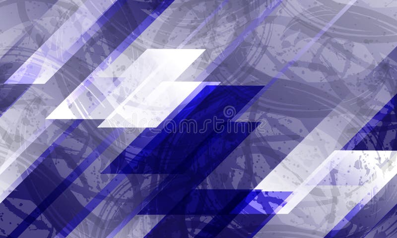 Abstract Blue and White Stripes on Black Random Pattern Background ...