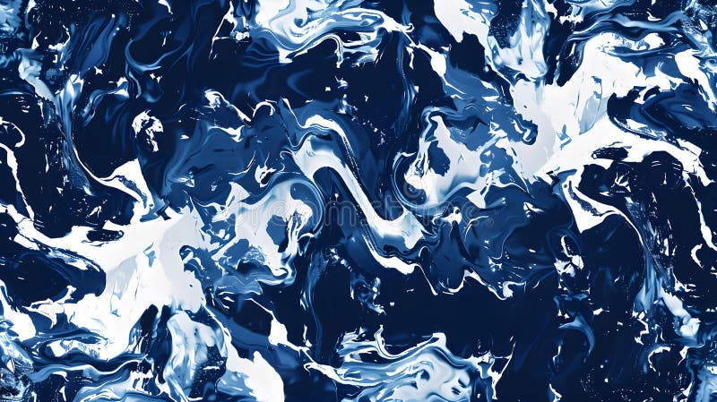 Abstract Blue and White Swirling Marble Pattern Background Stock Photo ...