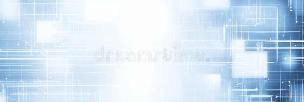 Abstract Blue and White Tech Background Stock Illustration ...
