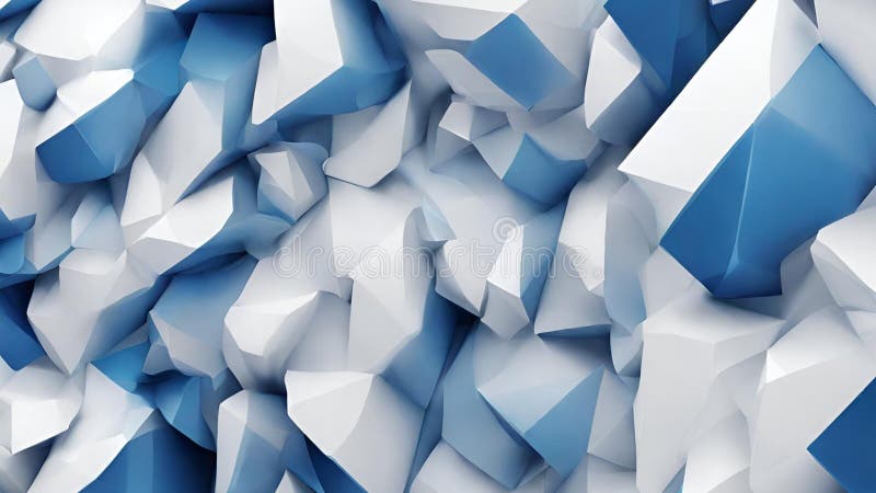 Abstract Blue and White Theme Background in High Ai Generated Stock ...