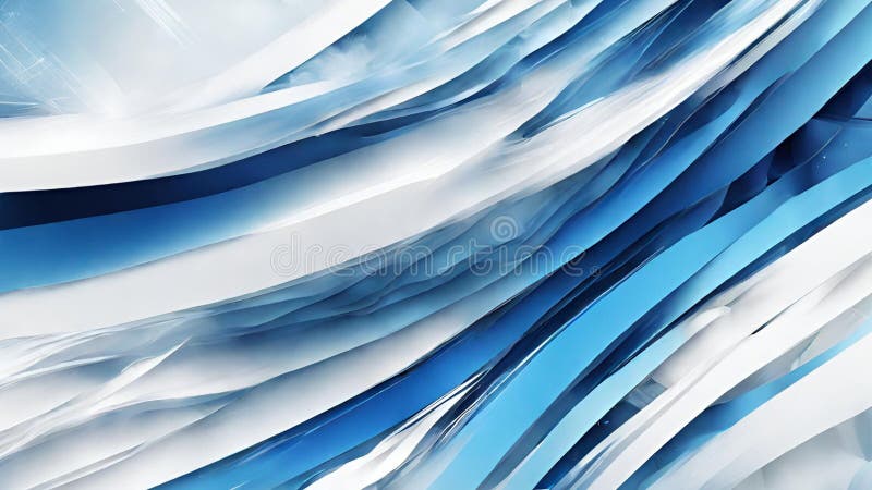 Abstract Blue and White Theme Background in High Ai Generated Stock ...