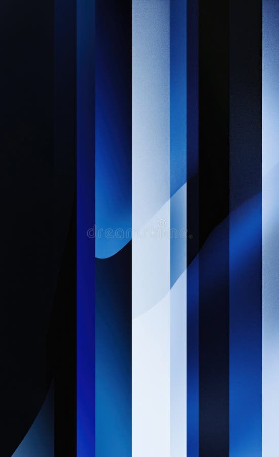 Abstract Blue and White Vertical Shapes Create a Modern Artwork in ...