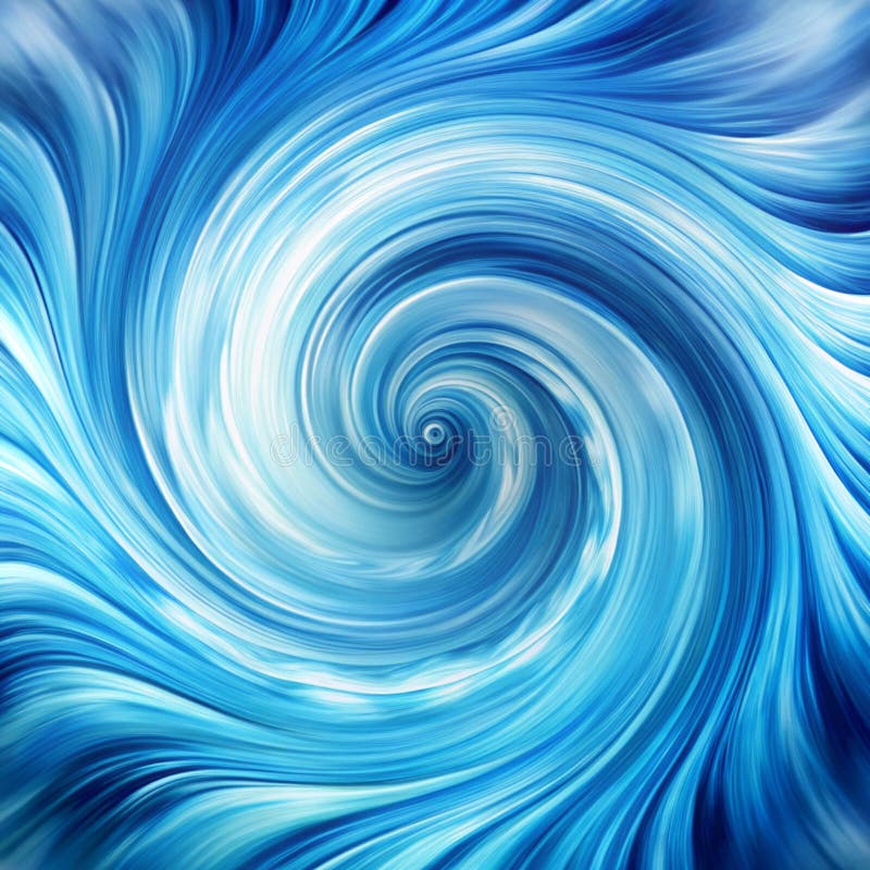 Abstract Blue White Water Wave with Natural Swirl Pattern Stock ...
