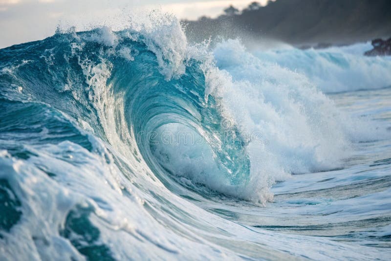 Abstract Blue White Water Wave Swirl Texture Stock Illustration ...